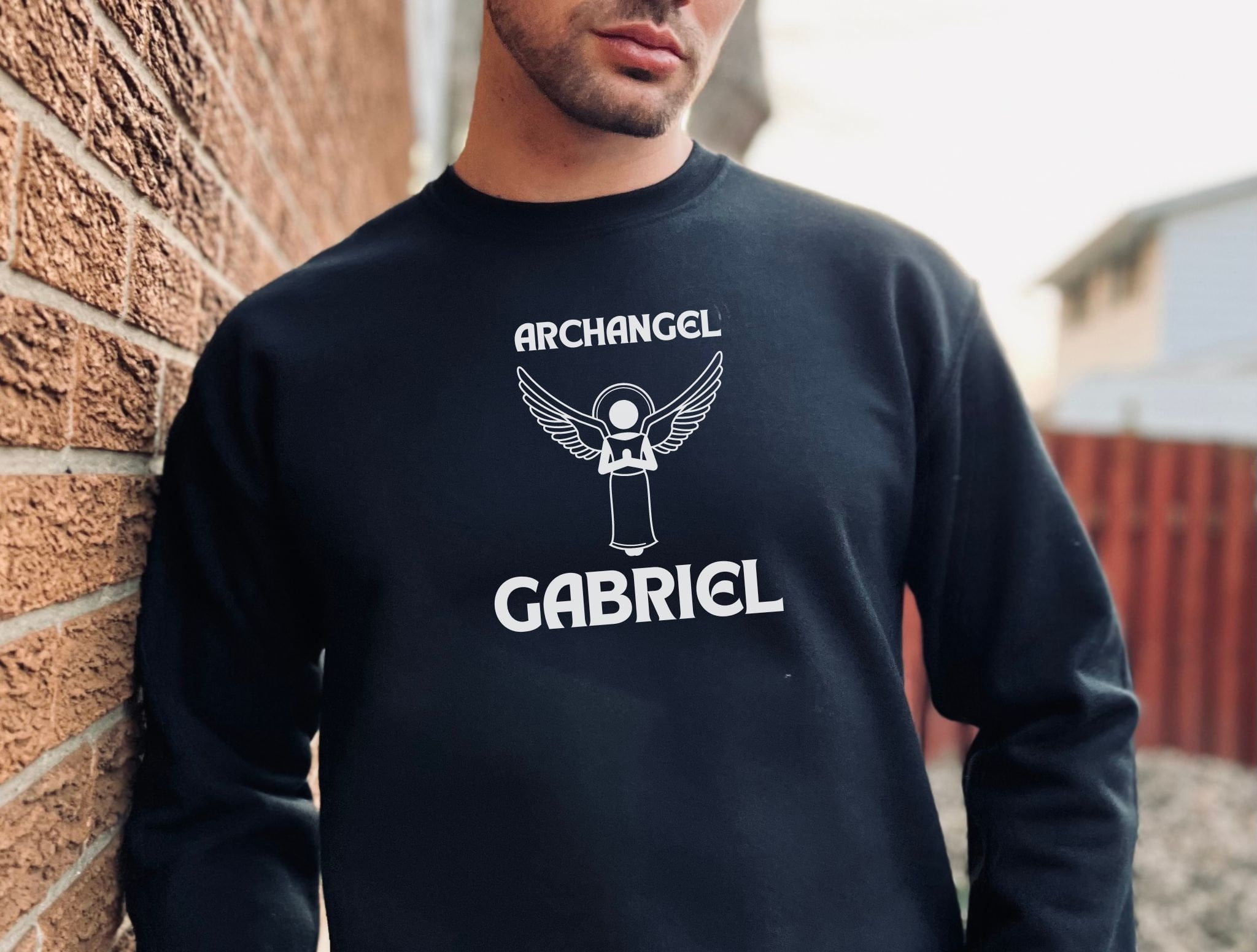 Archangel Gabriel Sweatshirt, Archangel Shirt, Gabriel Angel Shirt ...