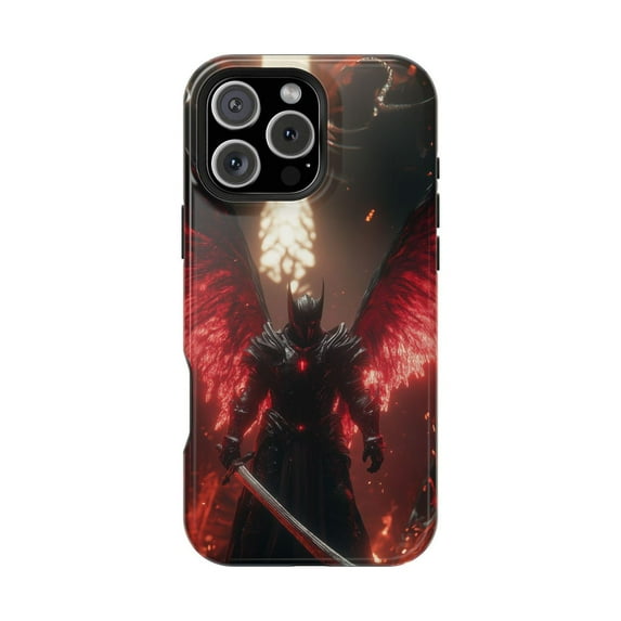 Archangel Knight Warrior Angelic Wings Divine Battle Art Phone Case ...