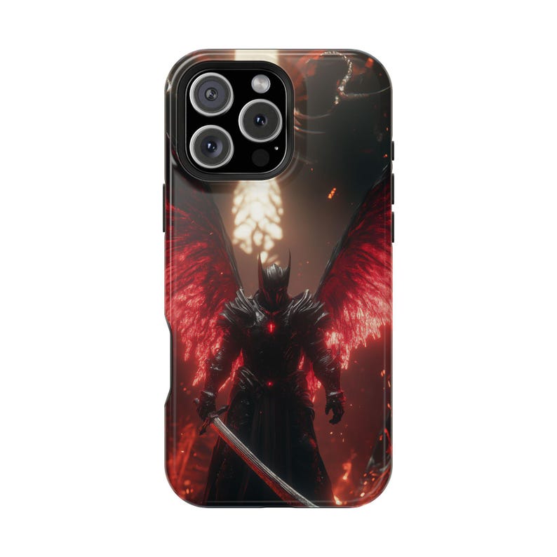 Archangel Knight Warrior with Wings Fantasy Artwork Phone Case with ...