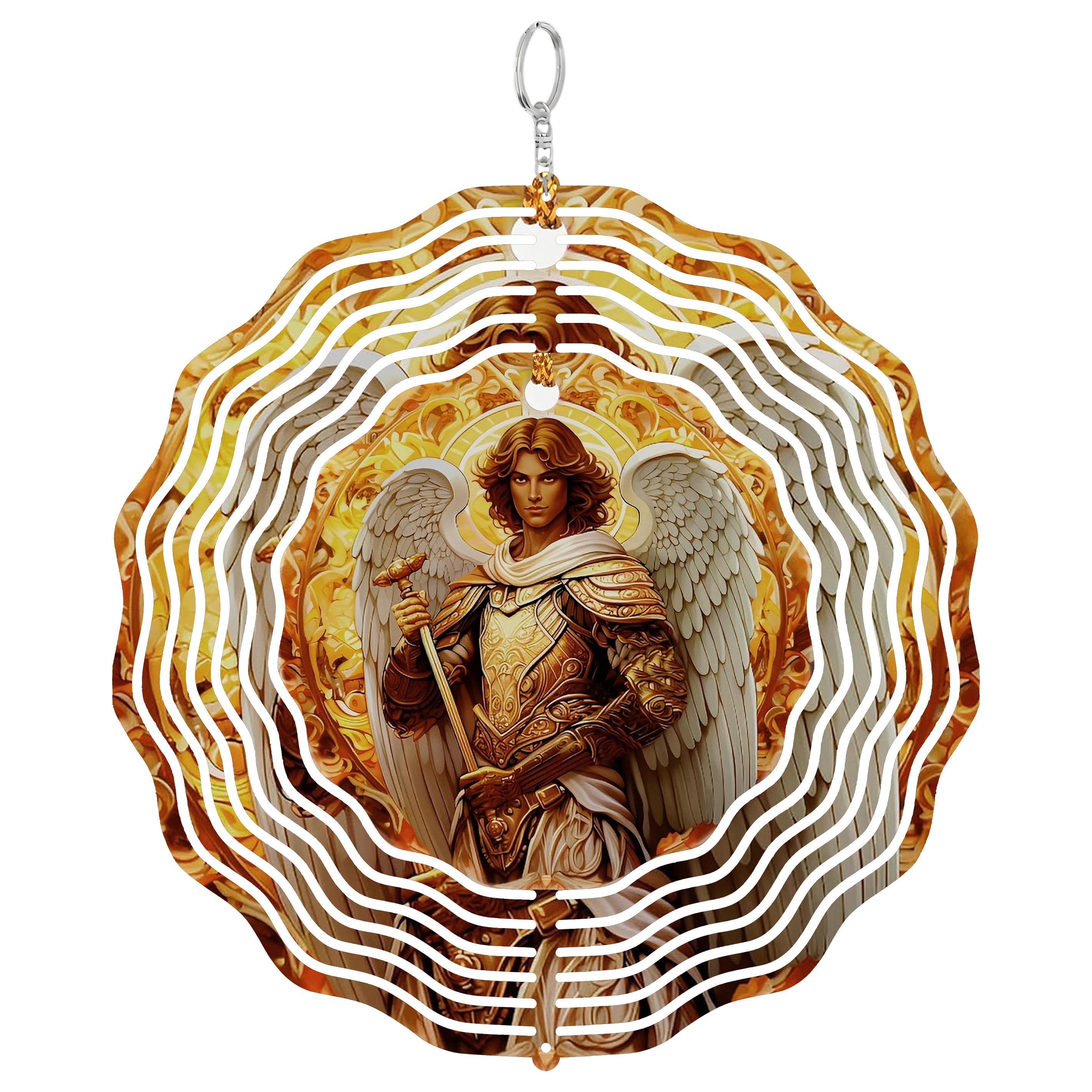 Archangel Michael 3D Wind Spinner, Warrior Angel Yard Art - Walmart.com