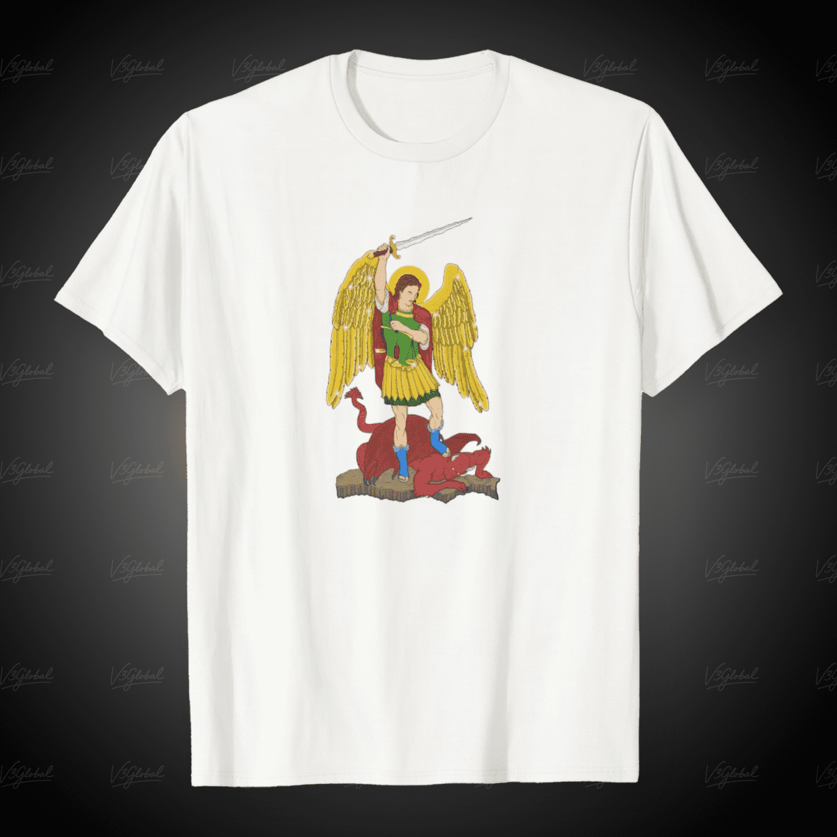 Archangel Michael Christian Angel Faith Graphic Unisex T-Shirt, for Men ...