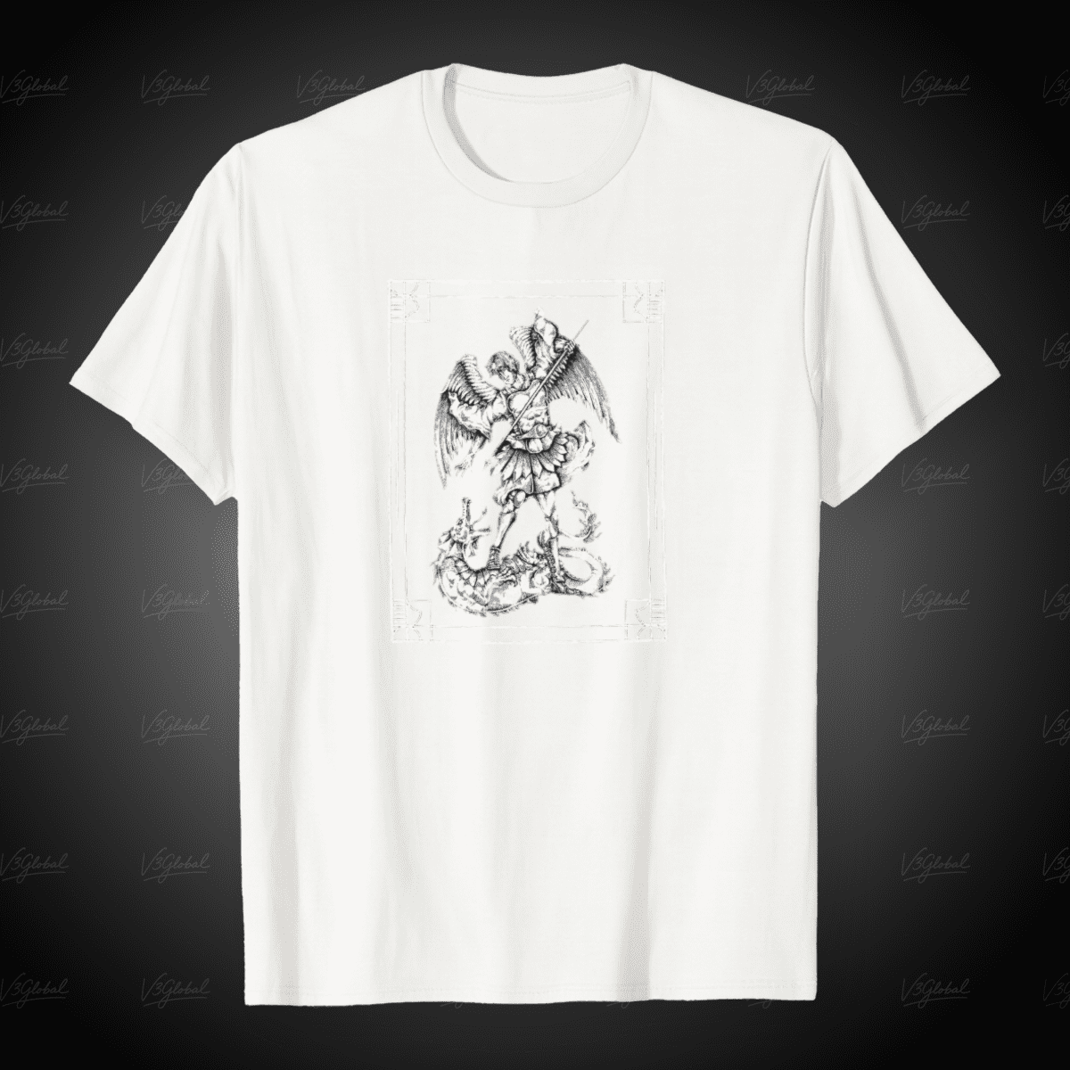 Archangel Michael Christian Art Religious Gift Unisex T-Shirt, for Men ...