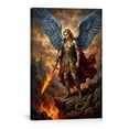 Archangel Michael Fire Sword Christian Warrior Angel For Bedroom Living ...