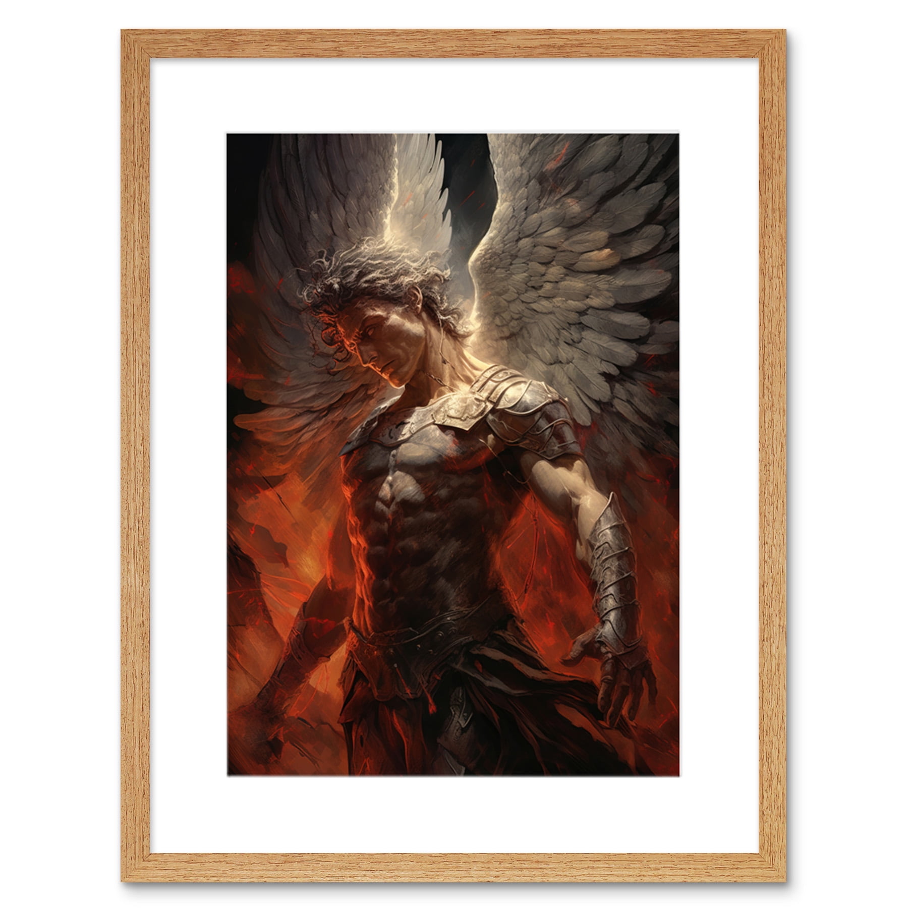 Archangel Michael Powerful Warrior Conceptual Artwork Champion of ...