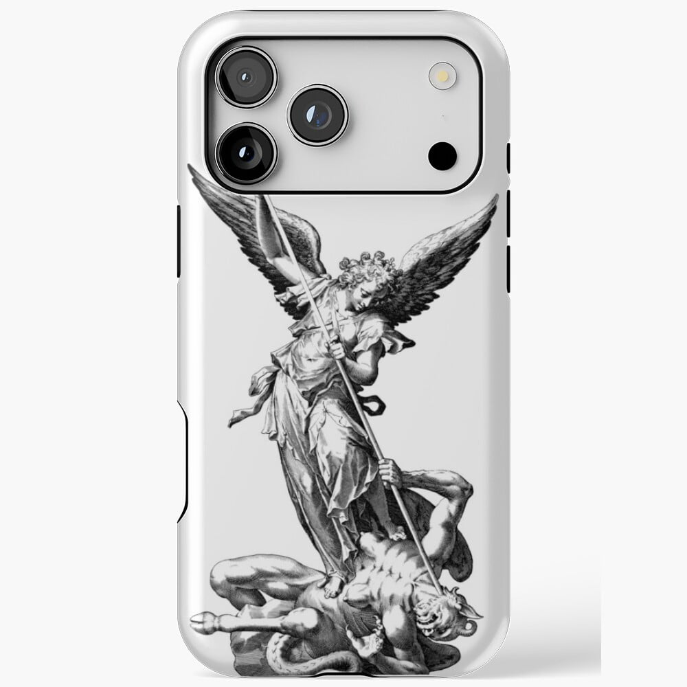 Archangel Michael Religious Art Phone Cover for iPhone 11 12 13 14 15 ...