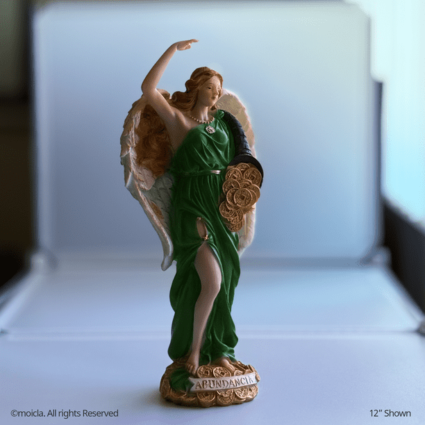 Archangel Sachiel Resin Statue, Angel of Abundance - 12" Catholic ...