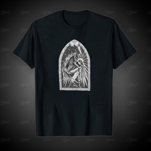 Archangel Saint Michael Comic Book Style Art Graphic Unisex T-Shirt ...