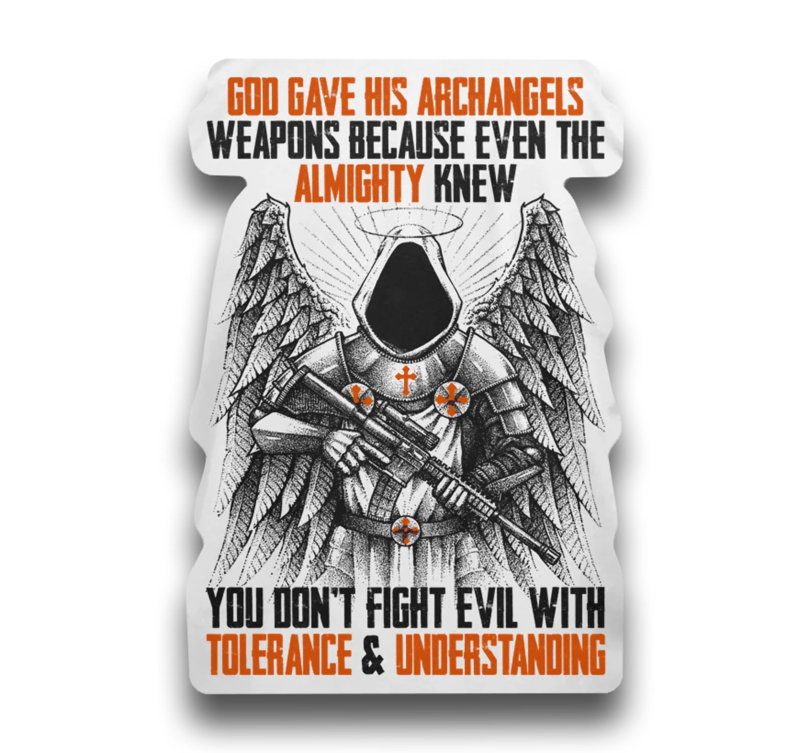 Archangels Decal Premium Vinyl Die Cut UV Coating Military Decals for ...