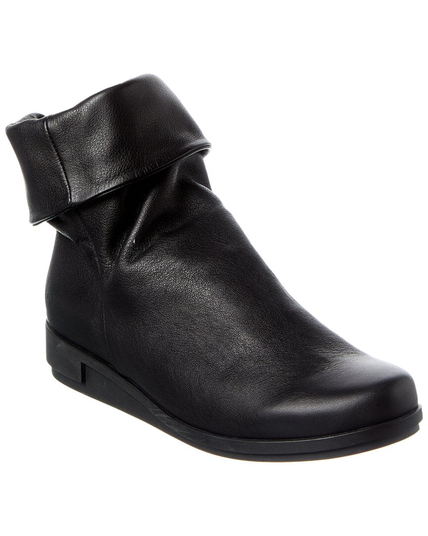 Arche Dayarc Leather Bootie, 39, Black - Walmart.com