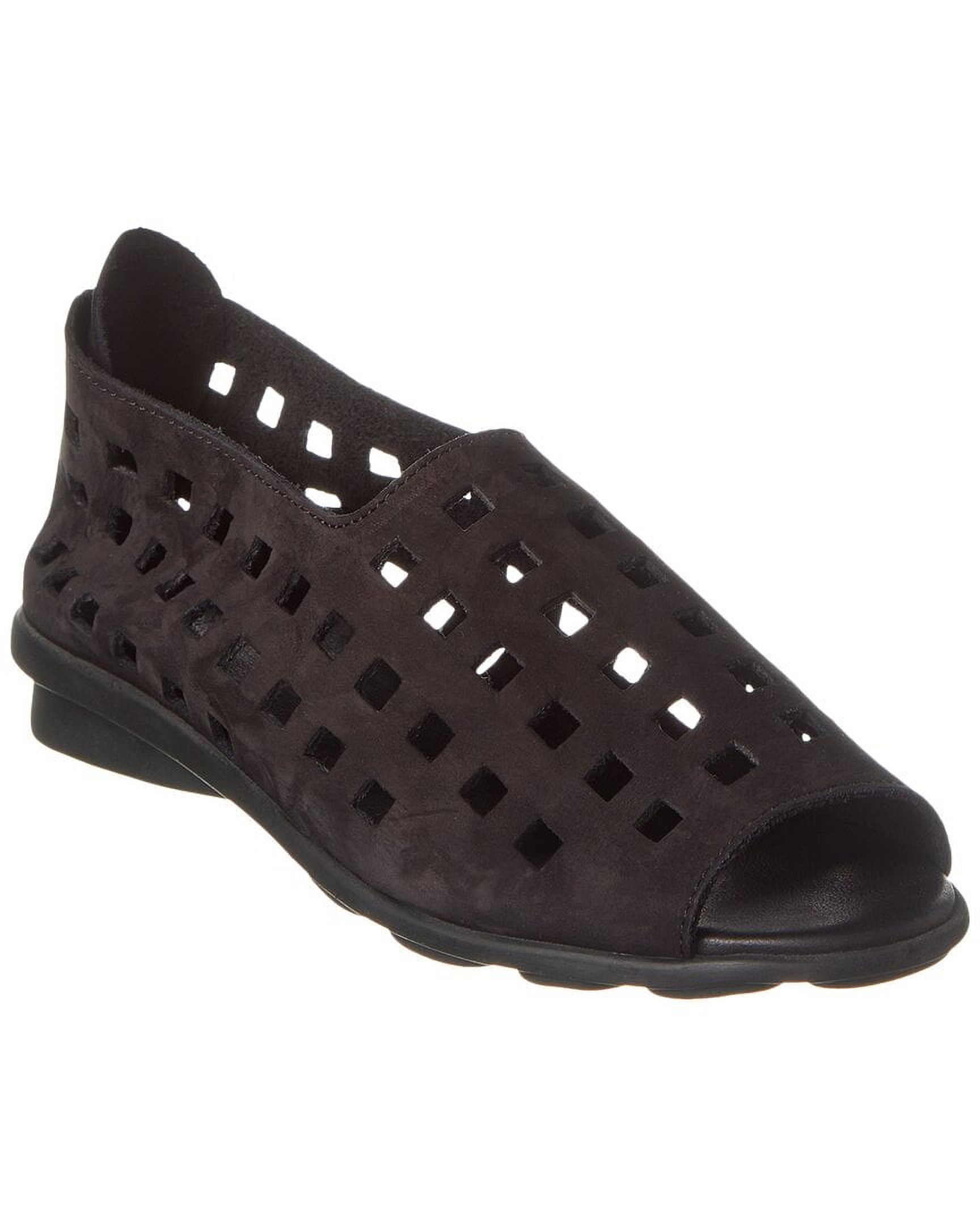 Arche Drick Leather Sandal, 38, Black - Walmart.com