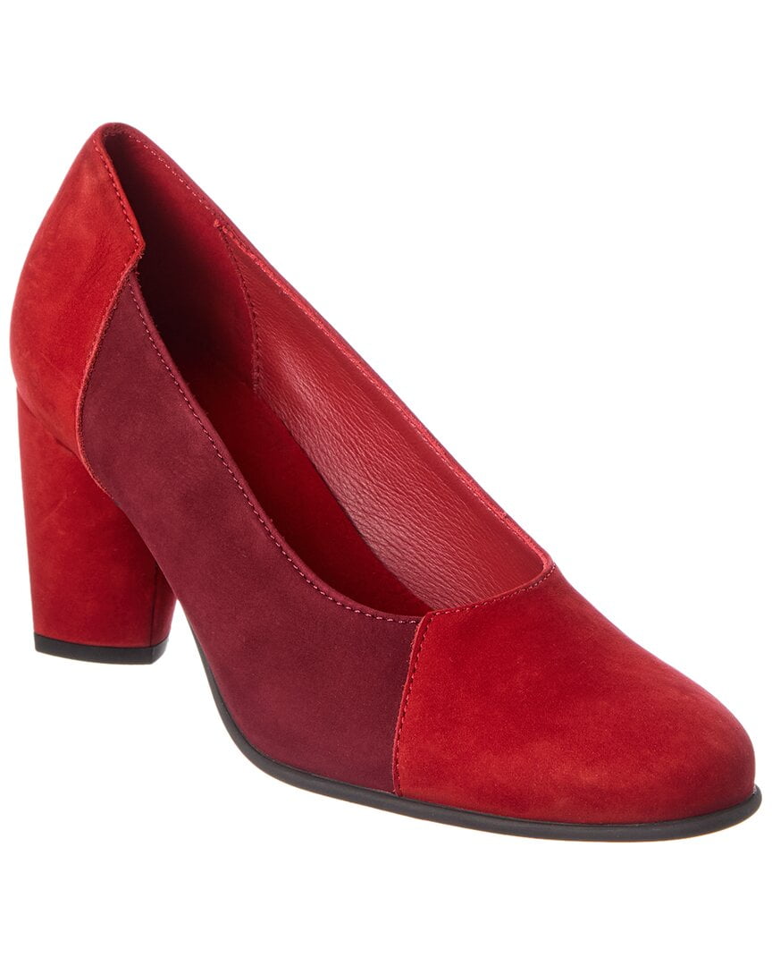 Arche Kelize Suede Pump, 39, Red - Walmart.com