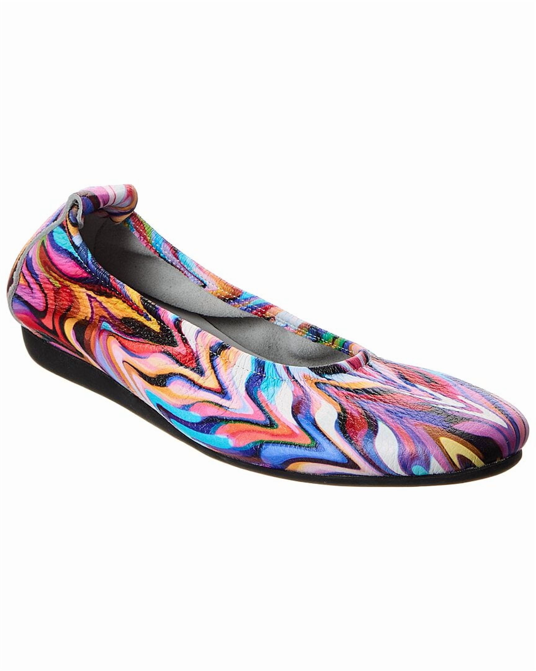 Arche Laius Leather Flat, 36, Blue - Walmart.com