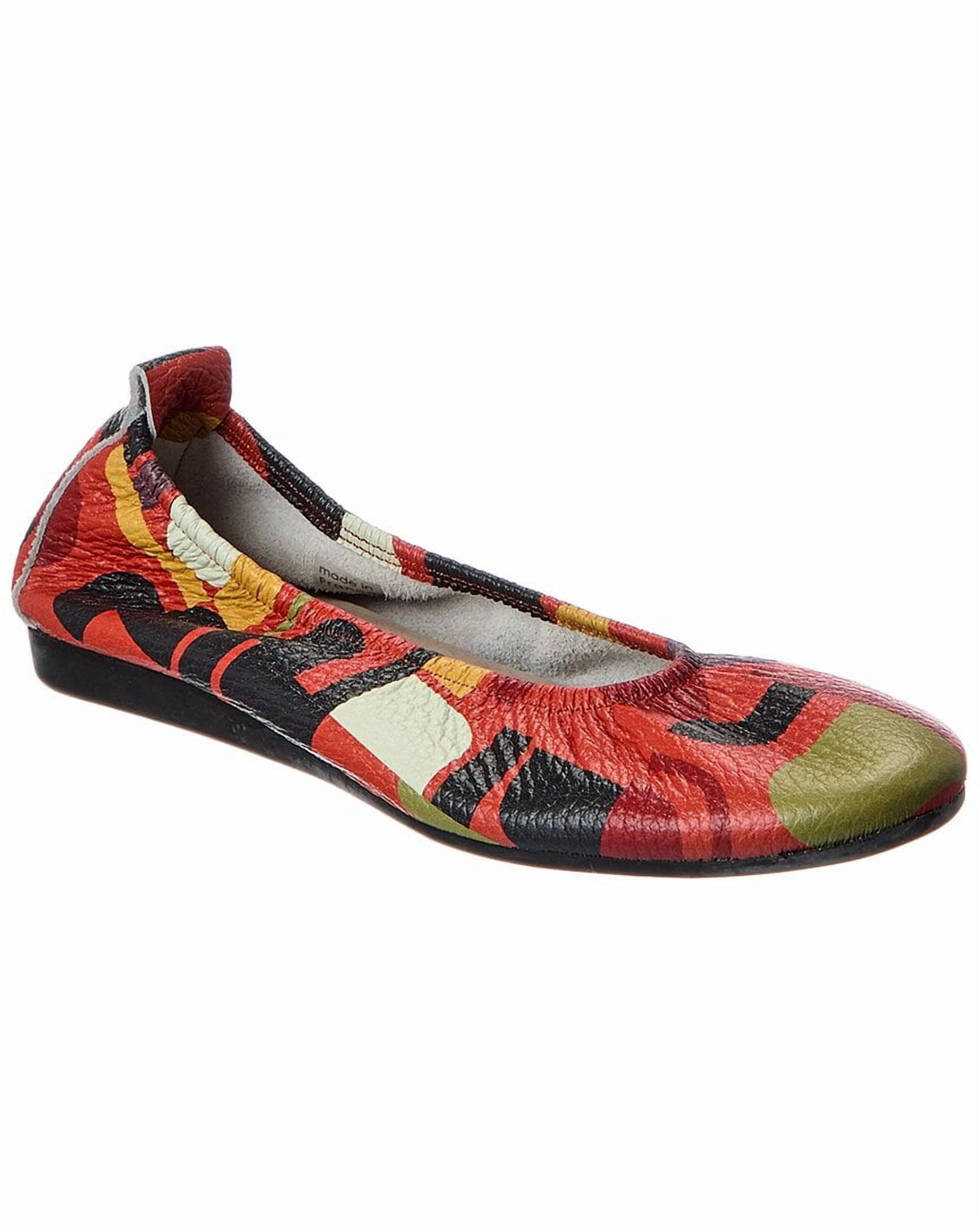 Arche Laius Leather Flat, 40, Red - Walmart.com