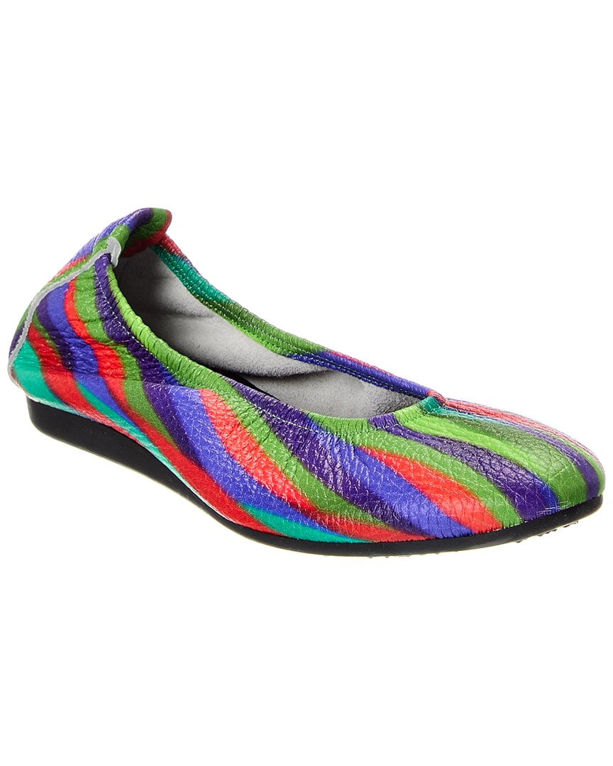 Arche Laius Leather Flat, 42, Green - Walmart.com