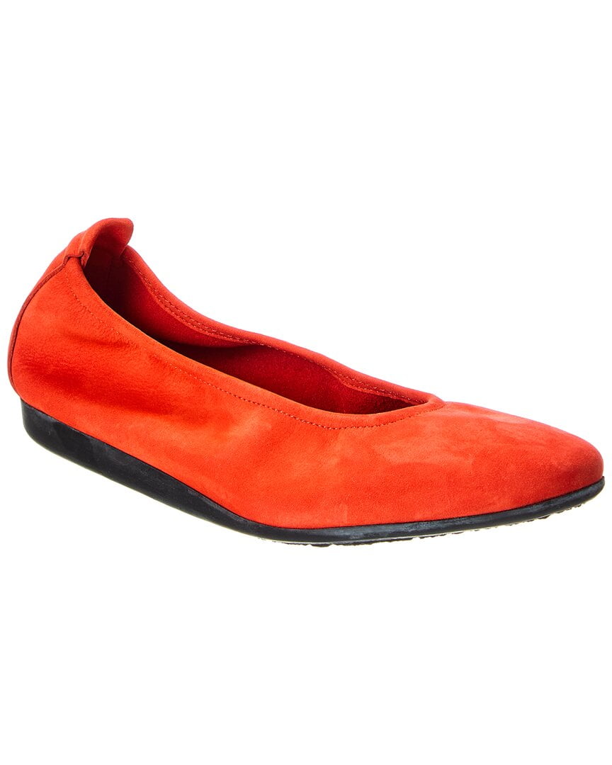 Arche Laius Suede Flat, 36, Red - Walmart.com