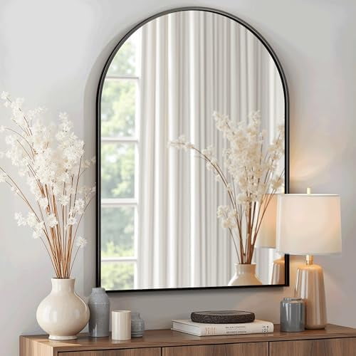 Arched Bathroom Mirror for Wall, Mirror for Vanity,30''x20'' Large Wall ...