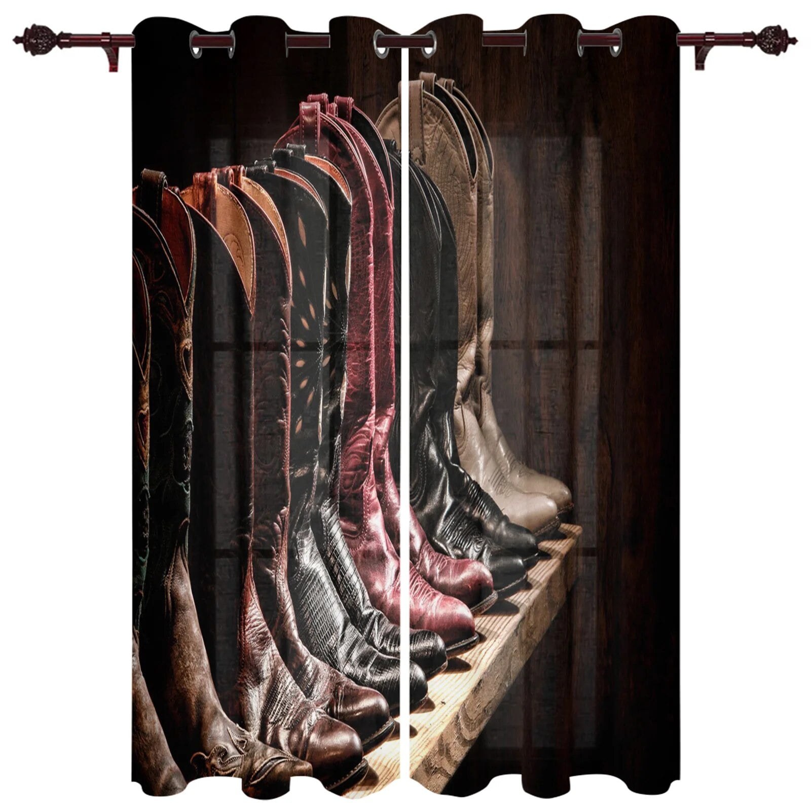 Arched Corridor Kitchen Curtain Kids Bedroom Living Room Balcony French ...