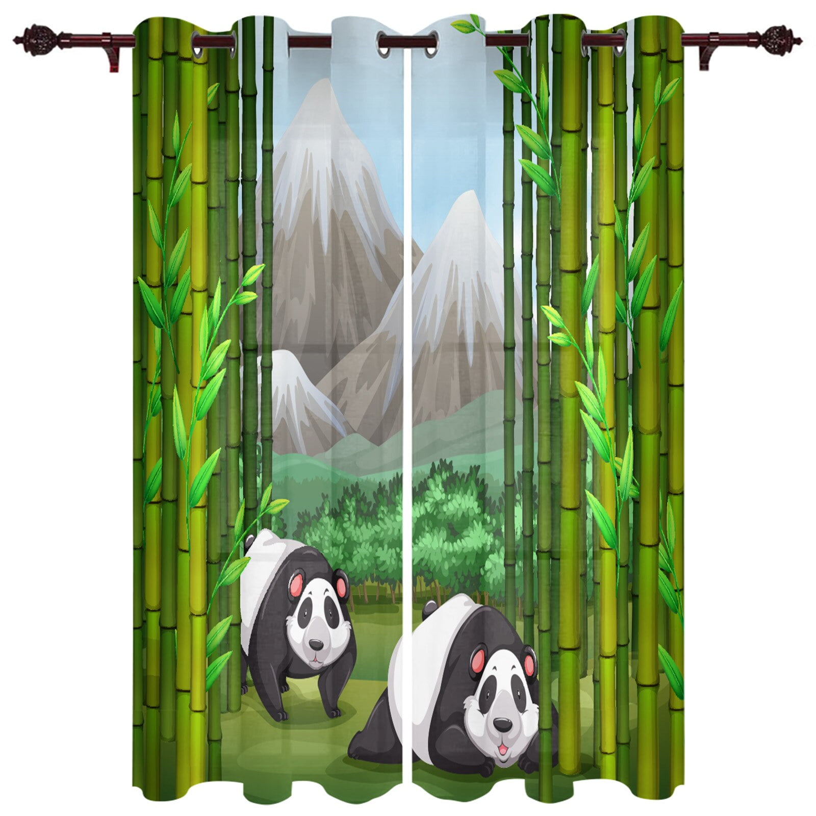 Arched Corridor Kitchen Curtain Kids Bedroom Living Room Balcony French ...