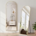 Arched Mirror Full Length, 16"x59" Wall Mirrors with Shatter-Proof ...