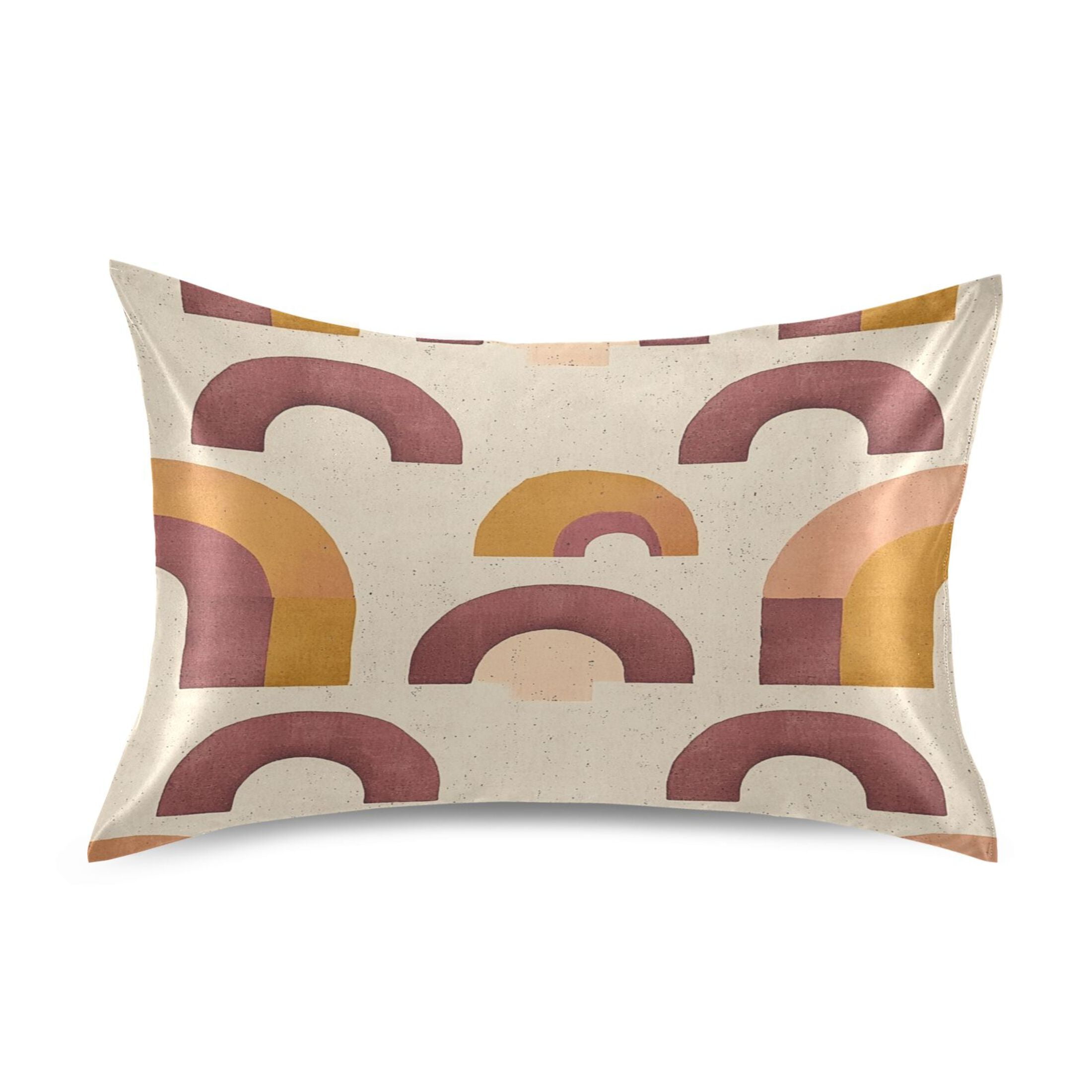 Arched Pattern Queen Size Pillowcase Silky Smooth Finish Anti Wrinkle ...