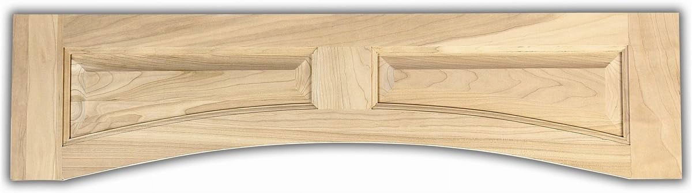 Arched Raised Panel Valance - Red Oak - Walmart.com