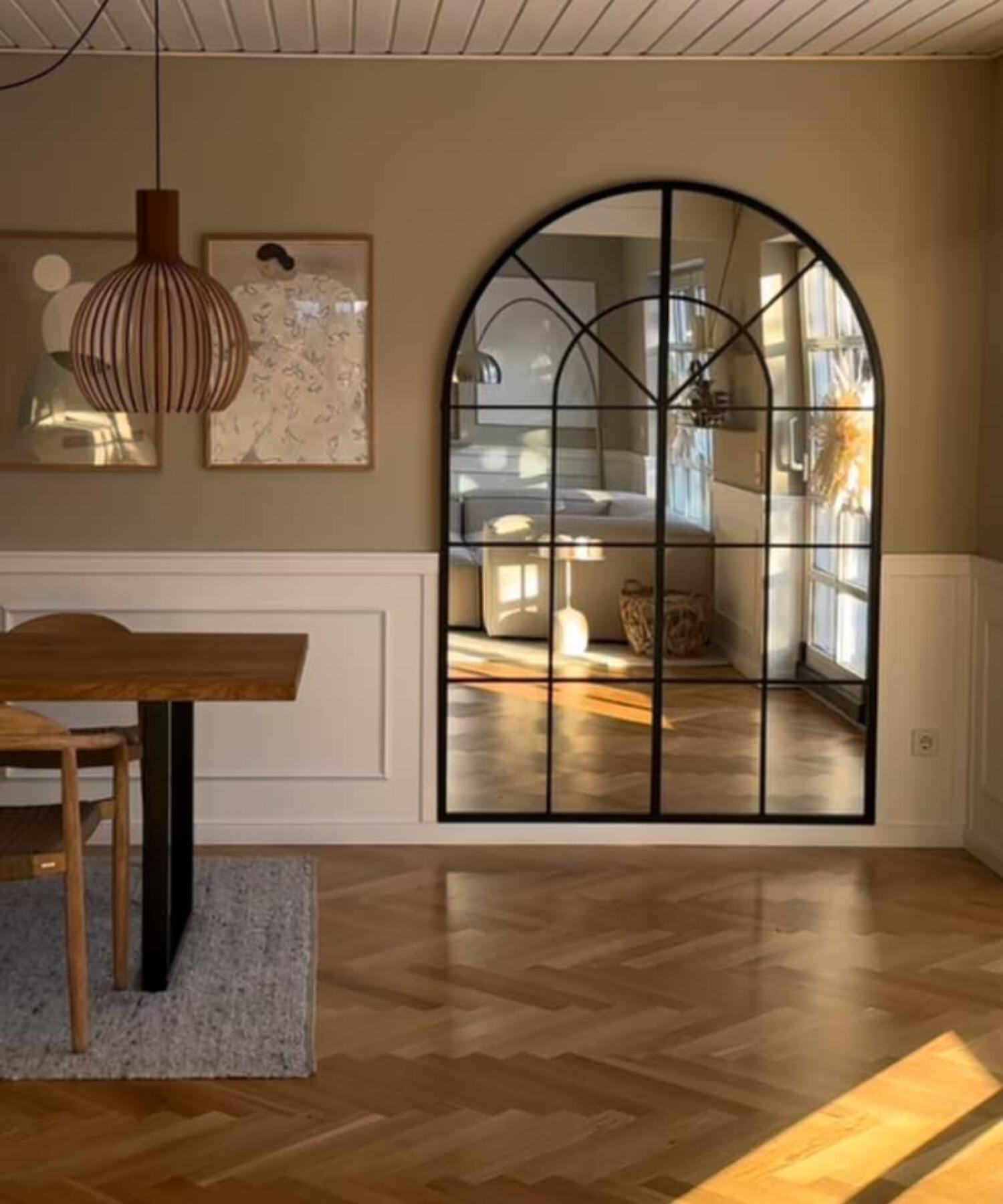 Arched Window Big Wall Mirror Full Length - Walmart.com
