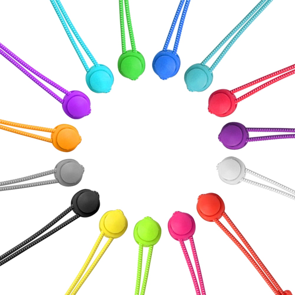 Archer 100cm No Tie Shoelaces Stretching Lock Lace Locking Sneaker ...