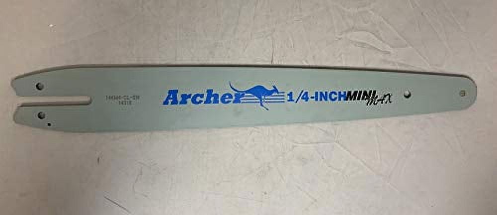 Archer 14" Guide Bar 1/4"-043-72DL Replaces 3005 008 3409 MSA160C-BQ ...