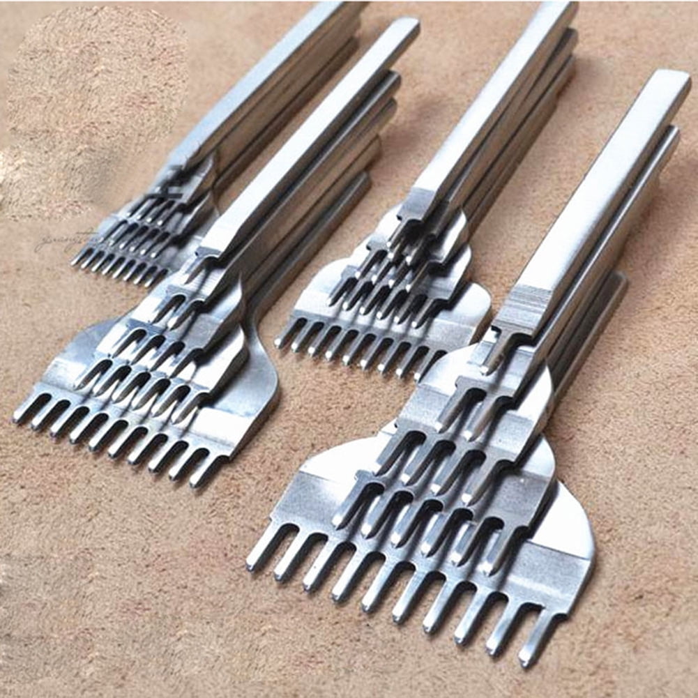 Archer 2/4/6 Prong 3/4/5/6mm Leather Craft Hole Puncher Lacing ...