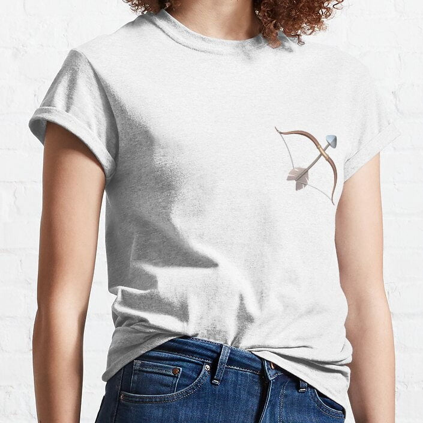 Archer Bow and Arrows Emoji Sticker Classic T-Shirt Vintage Birthday ...