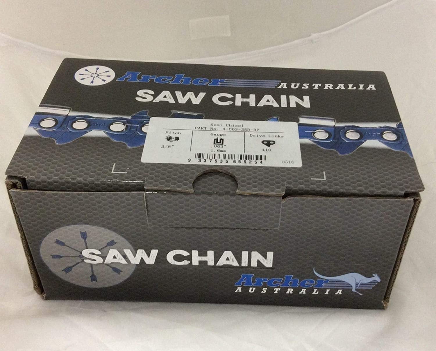 Archer Chainsaw Chain 25ft Roll 3/8" Pitch .063 Ripping Chain - Walmart.com