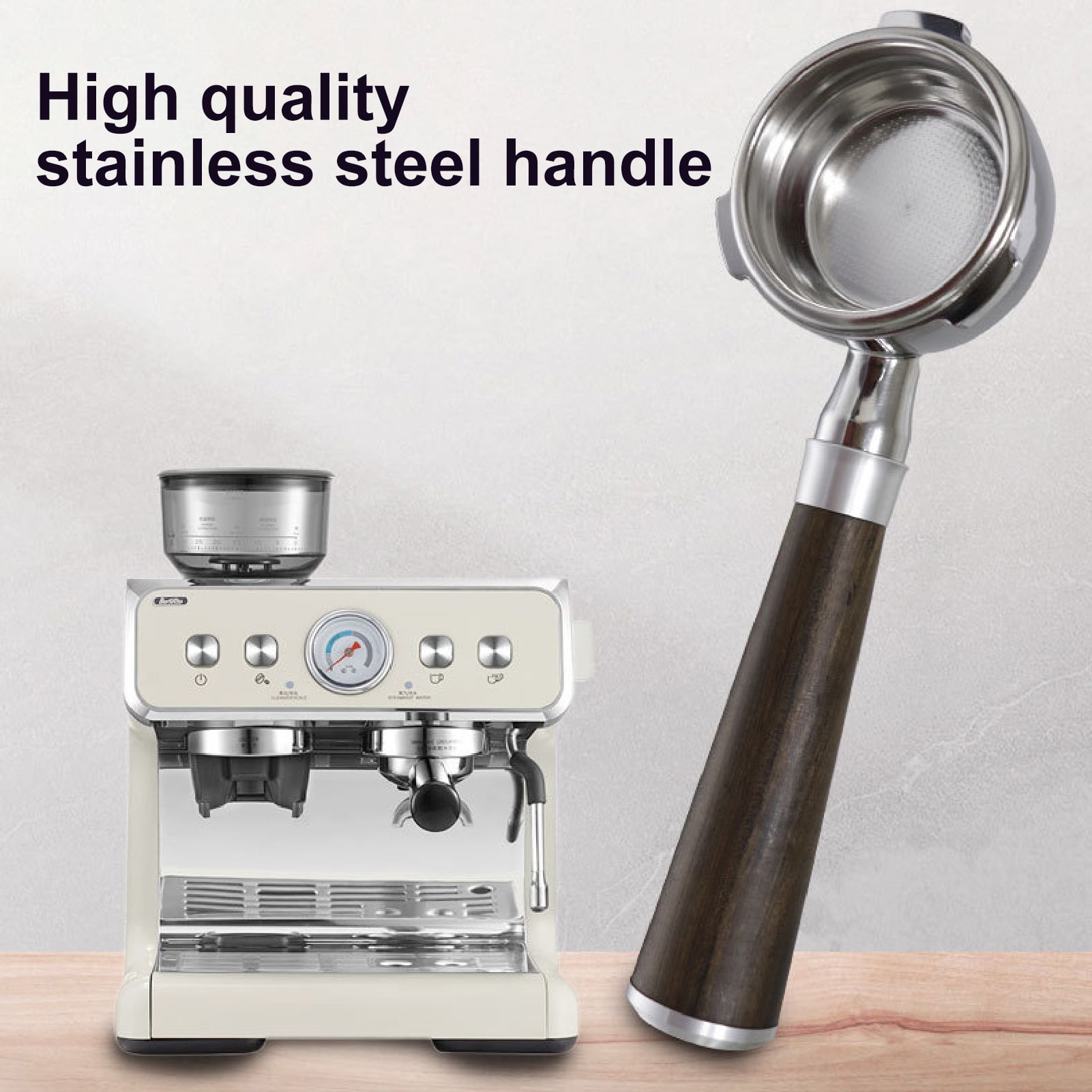Archer Coffee Machine Handle Bottomless 3 Ears 58mm Ultra-fine Mesh ...