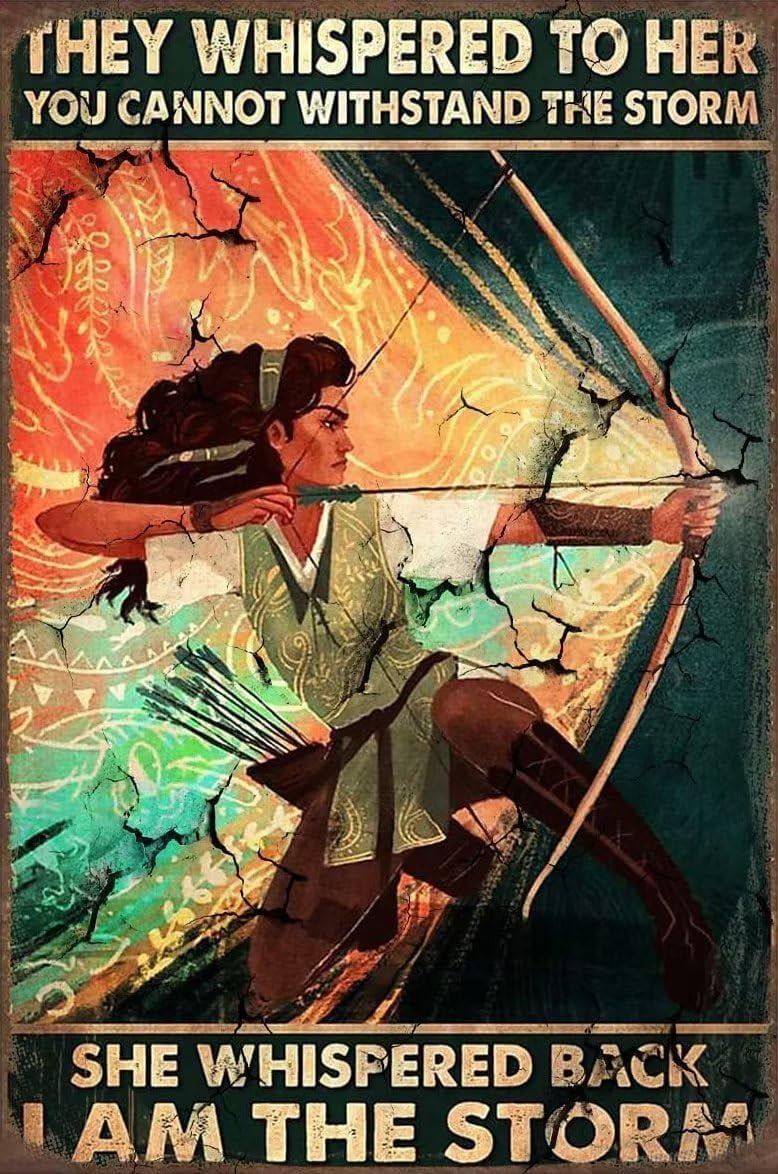 Archer Diamond Art Painting Kits for Adults 5D She Whispered Back I Am The Storm Diamond ...