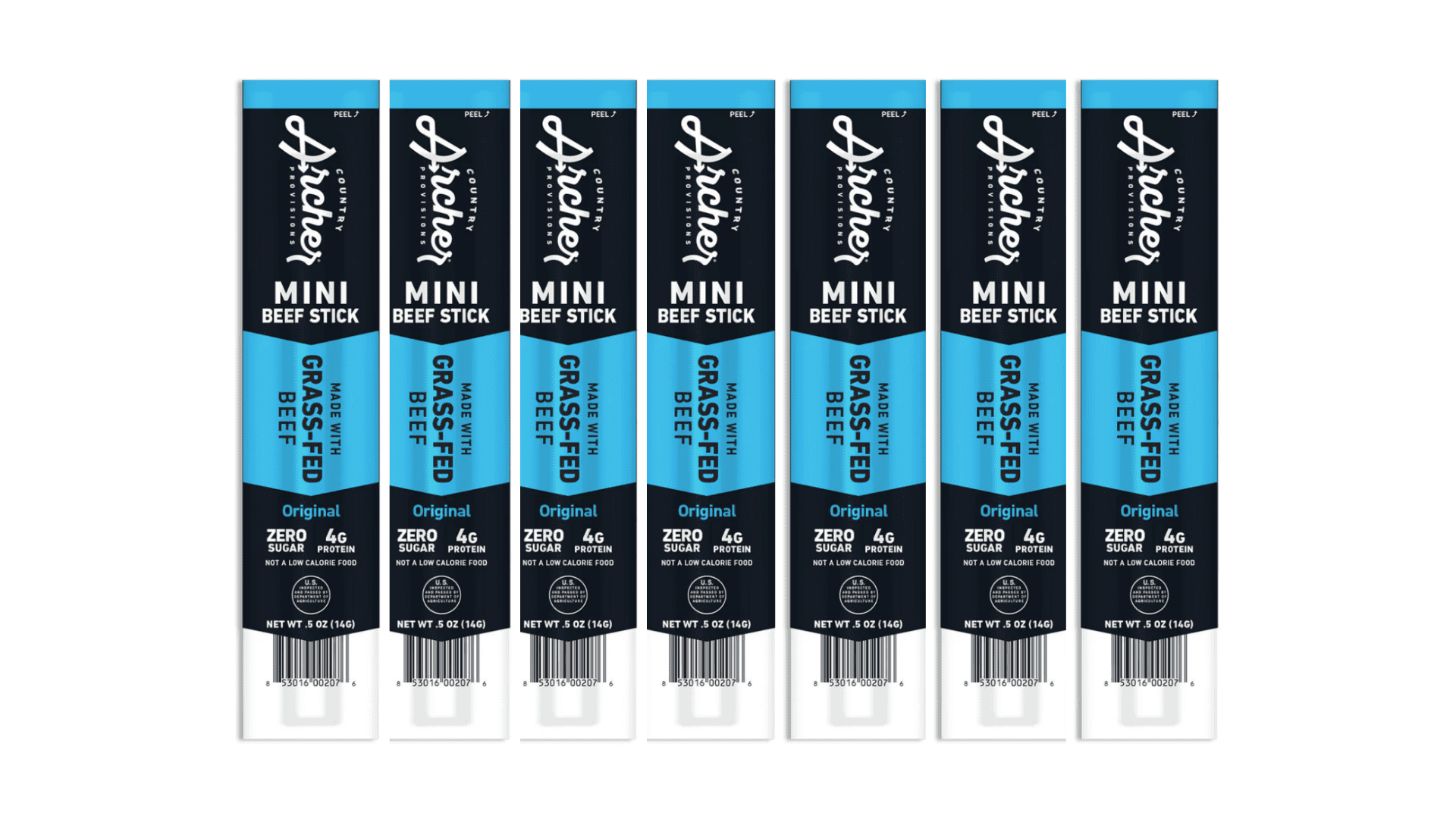 Archer Grass Fed Mini Beef Sticks (7 Count) - Walmart.com