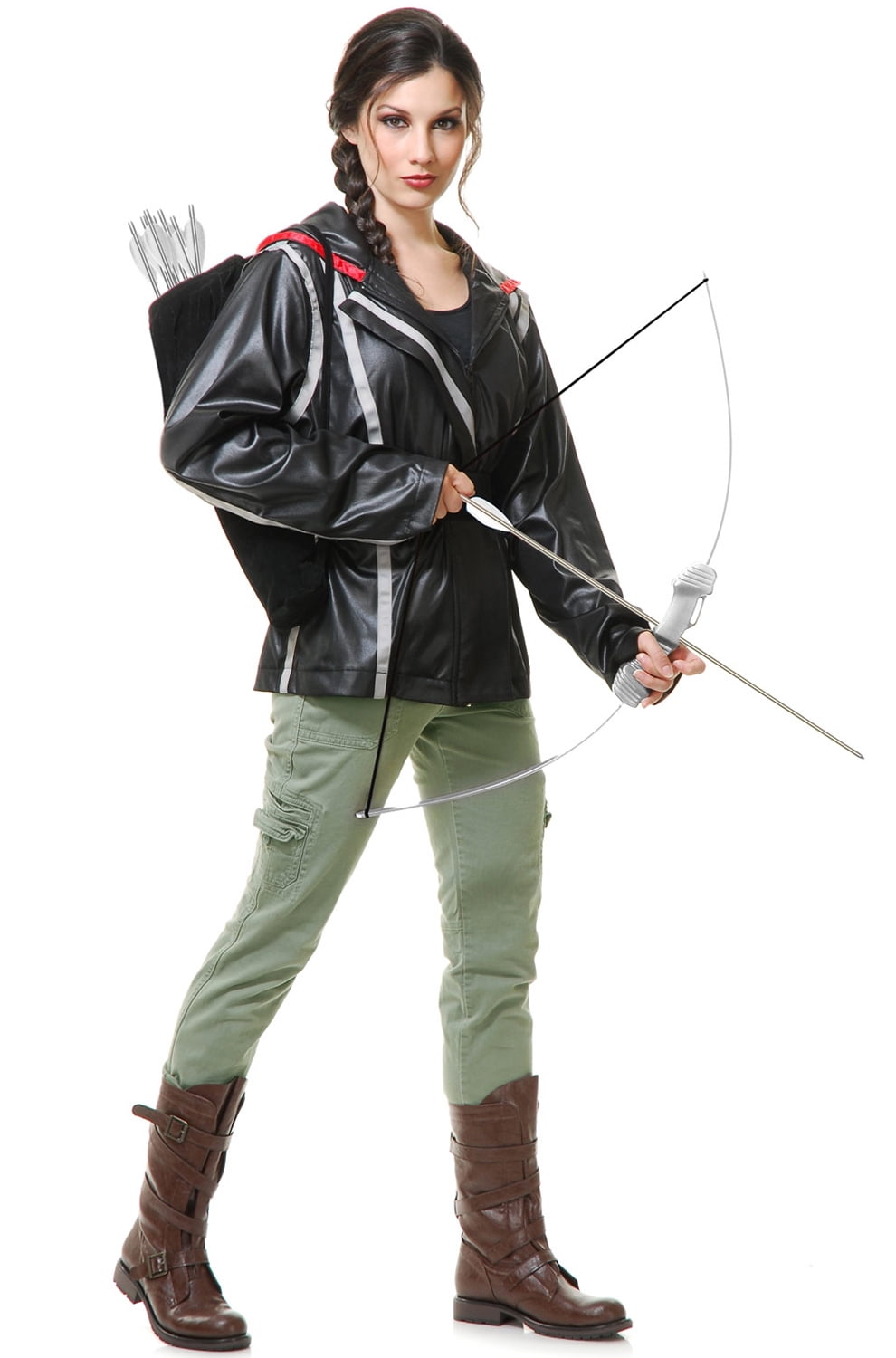 Adults Womens Survival Games Catching Fire Katniss Archer Jacket ...
