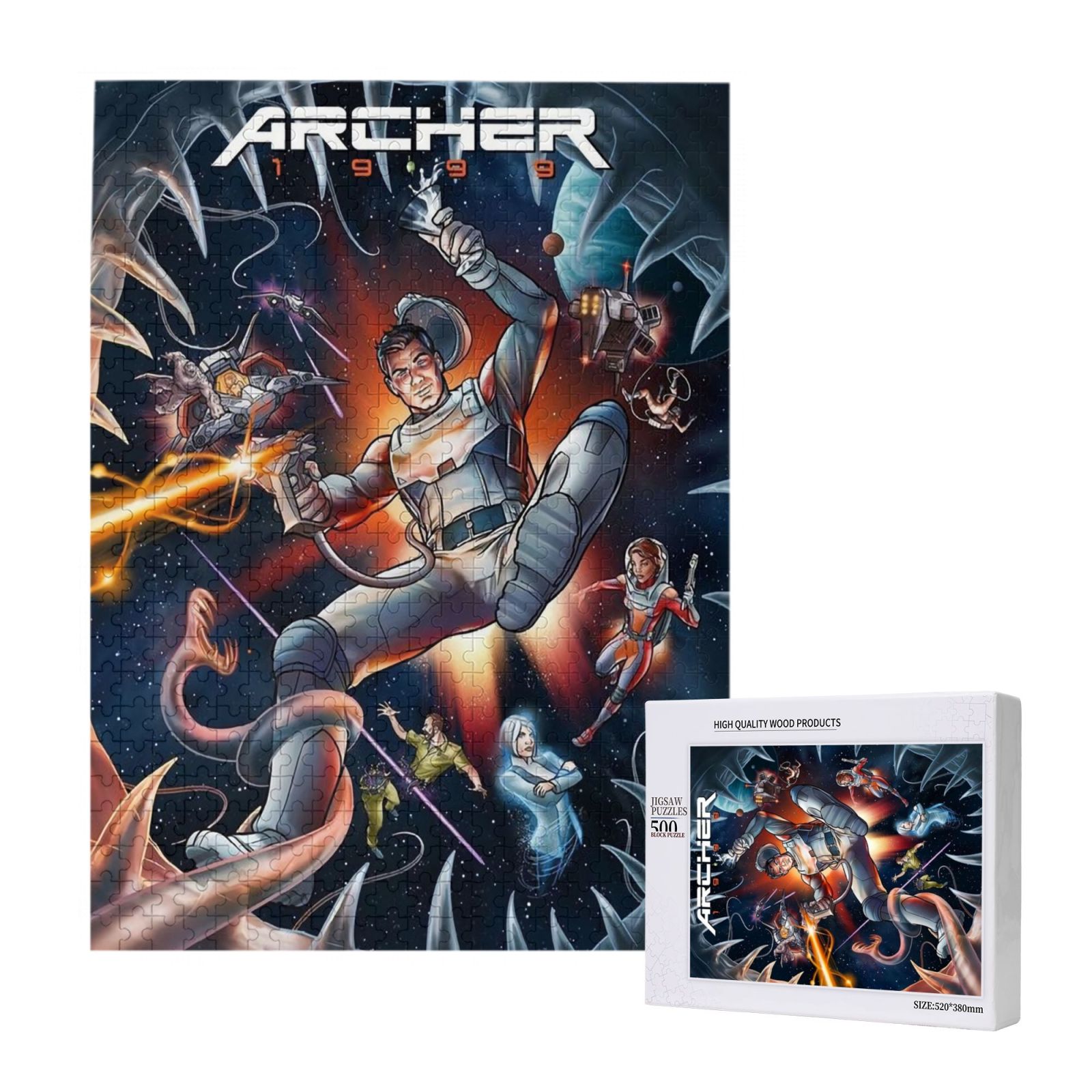 Archer Jigsaw Puzzle Interactive Brain Teaser Board Game for Adults ...