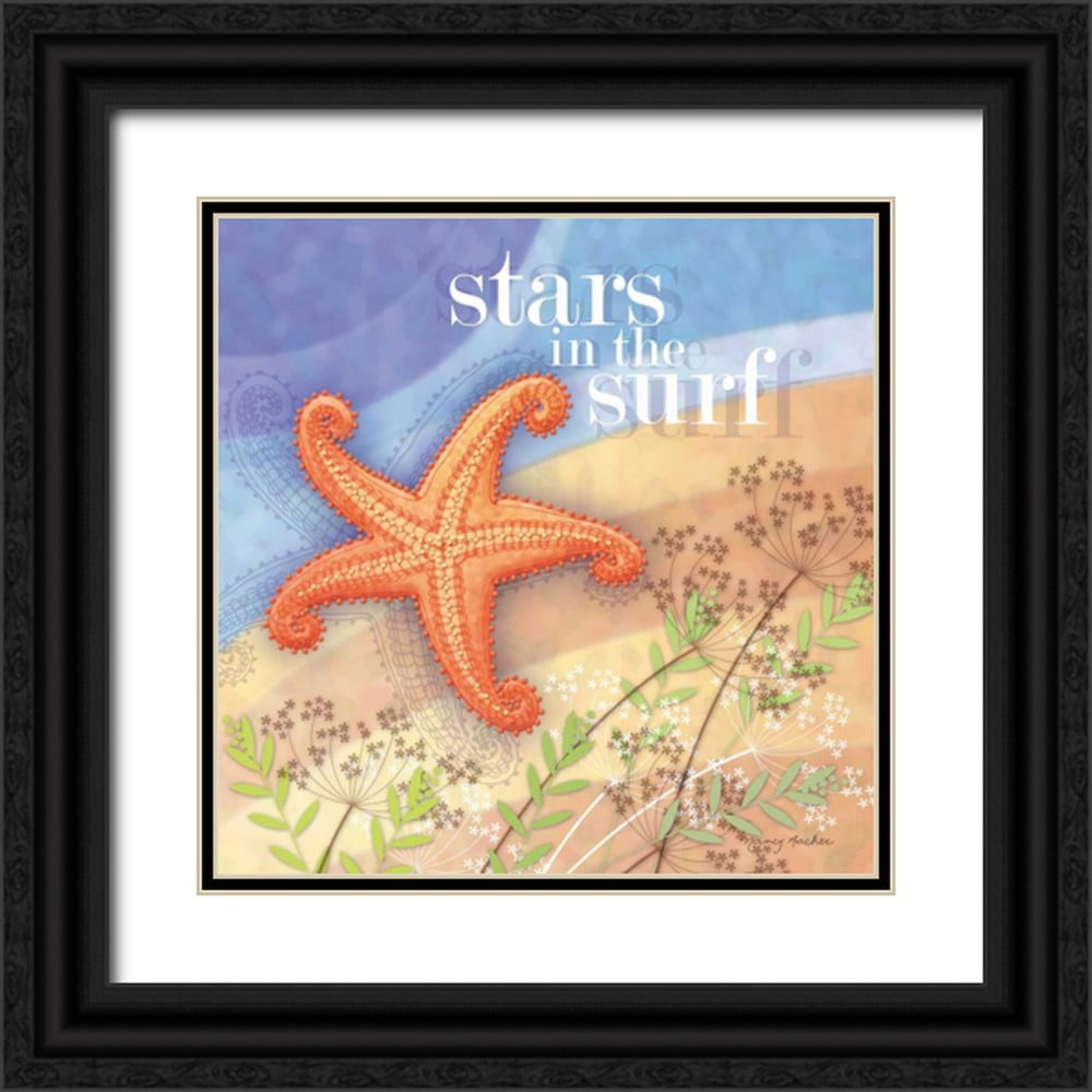 Archer, Nancy 15x15 Black Ornate Wood Framed with Double Matting Museum ...