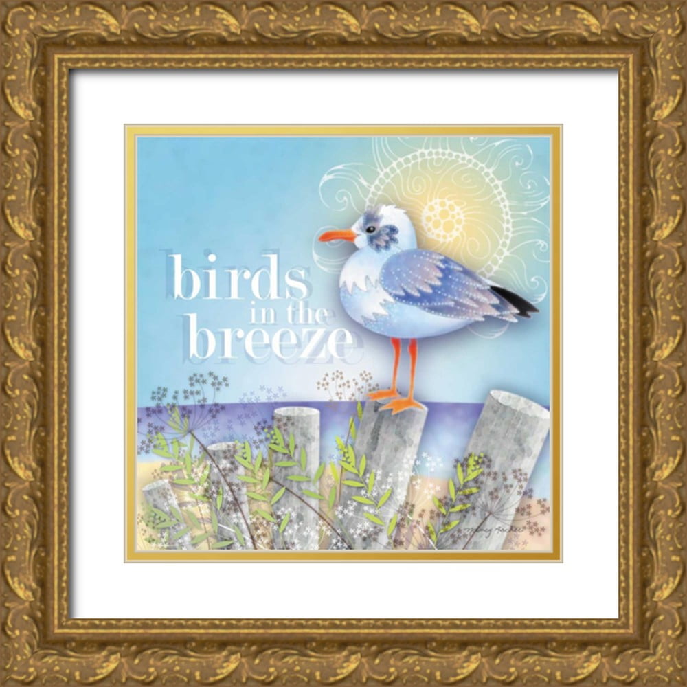 Archer, Nancy 15x15 Gold Ornate Wood Framed with Double Matting Museum ...