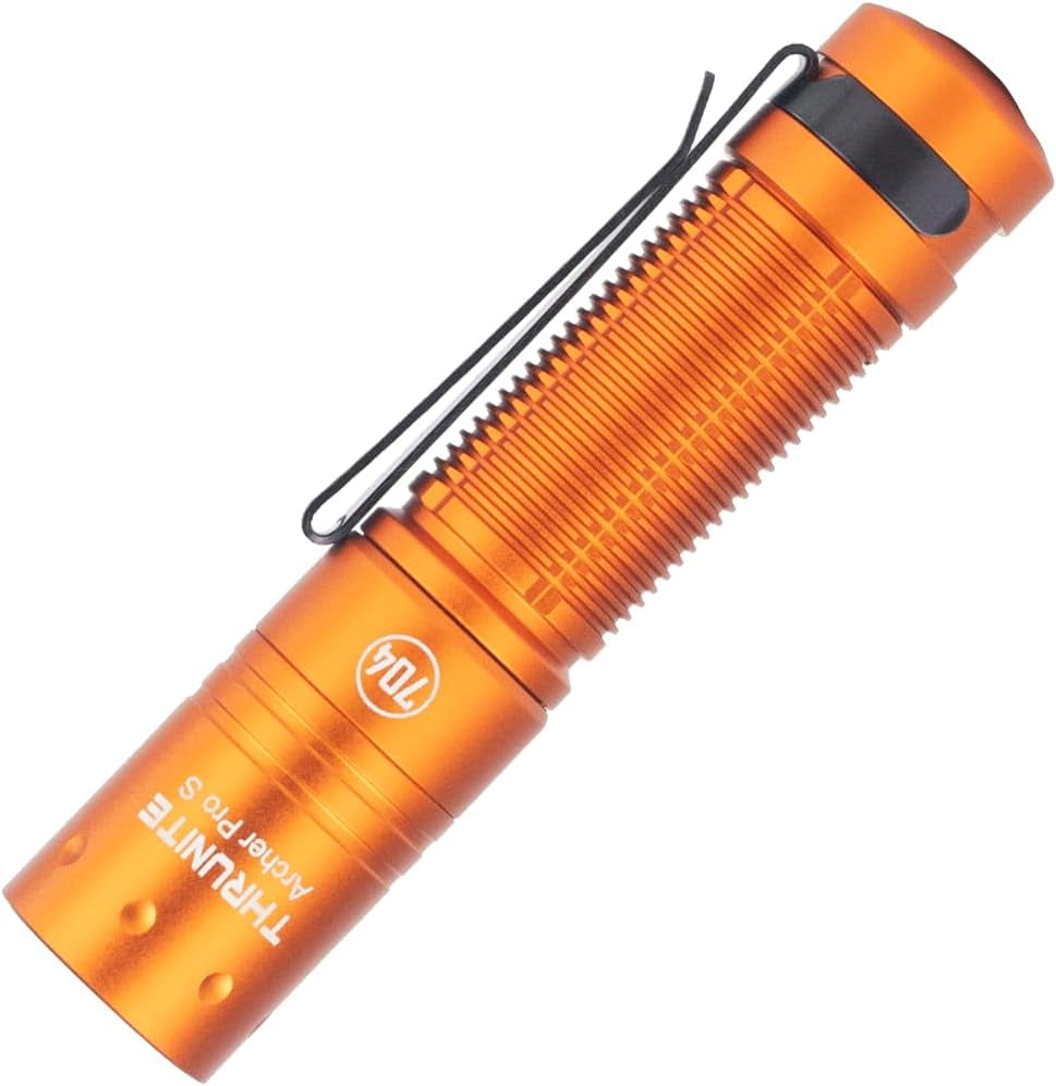 Archer Pro S LED EDC Flashlight, Customized Edition with 704 Tactical, 1459 High Lumens Tail ...