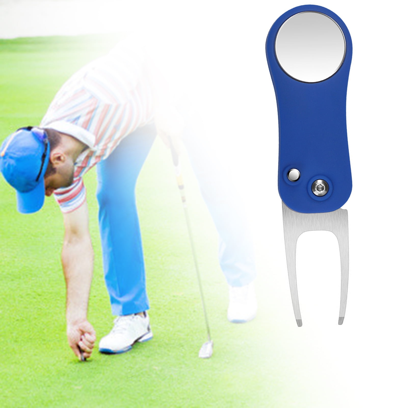 Archer Putting Green Fork Foldable Mark Position Stainless Steel ...