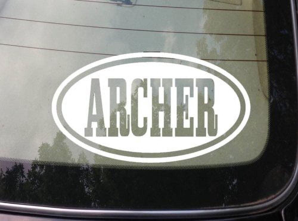 Archer sticker decal bowhunting deer hunting whitetail arrow bow 6 ...