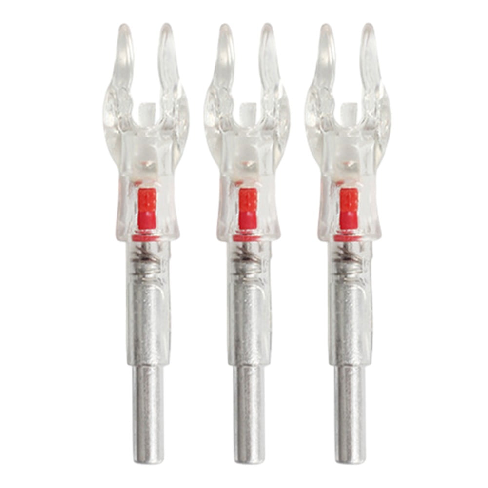 Archery 4.2mm LED Lighted Arrow Nocks Tail 3PC Compound Recurve Bow ...