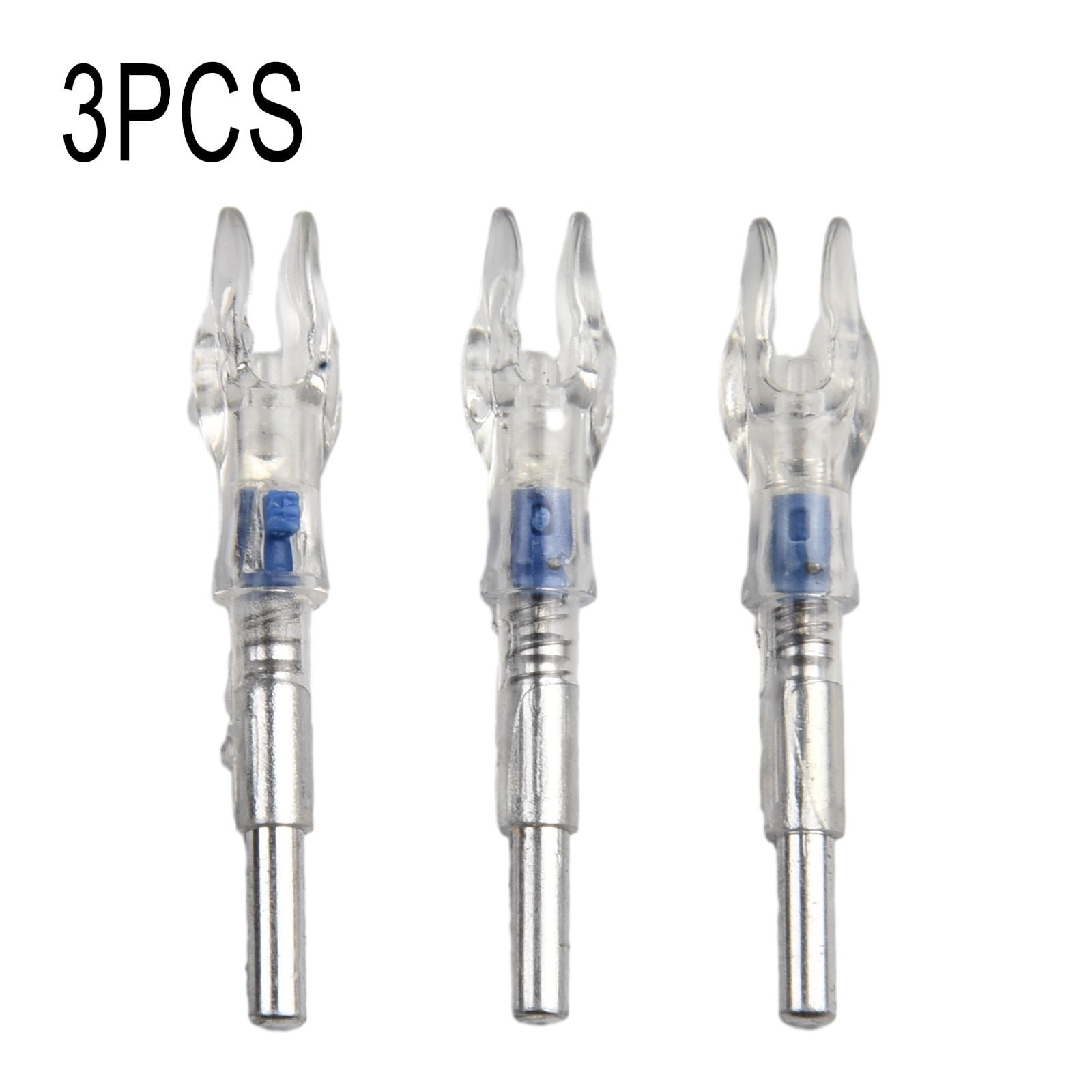 Archery 4.2mm LED Lighted Arrow Nocks Tail 3PC Compound Recurve Bow ...