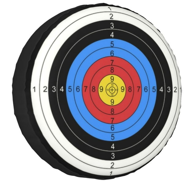 Archery And Gun Range Target Practice Graphic Spare Tire Cover Pouch ...