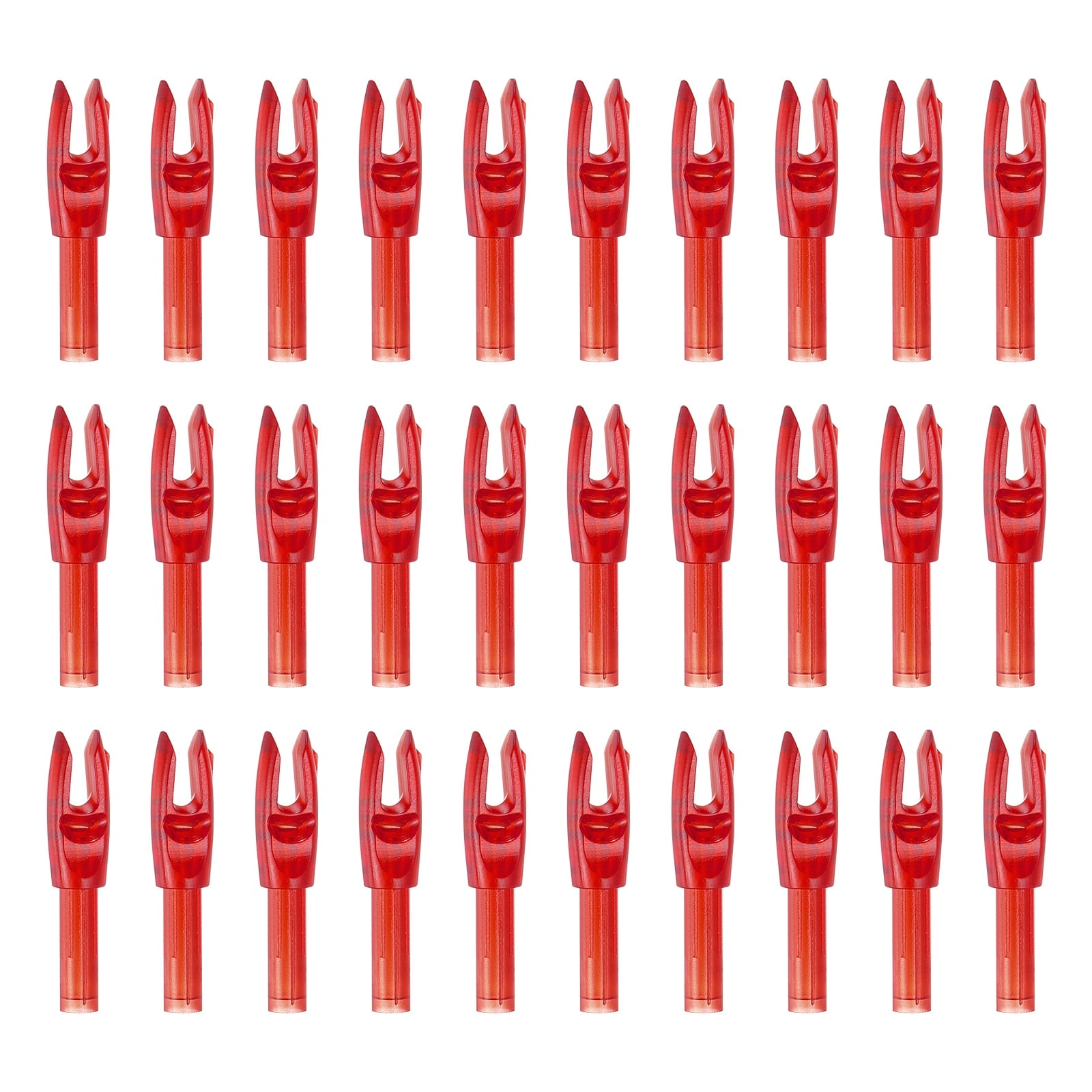 Uxcell Archery Arrows Nocks, Plastic Insert Arrow Nock Replacement Arrow Tails for Hunting ...