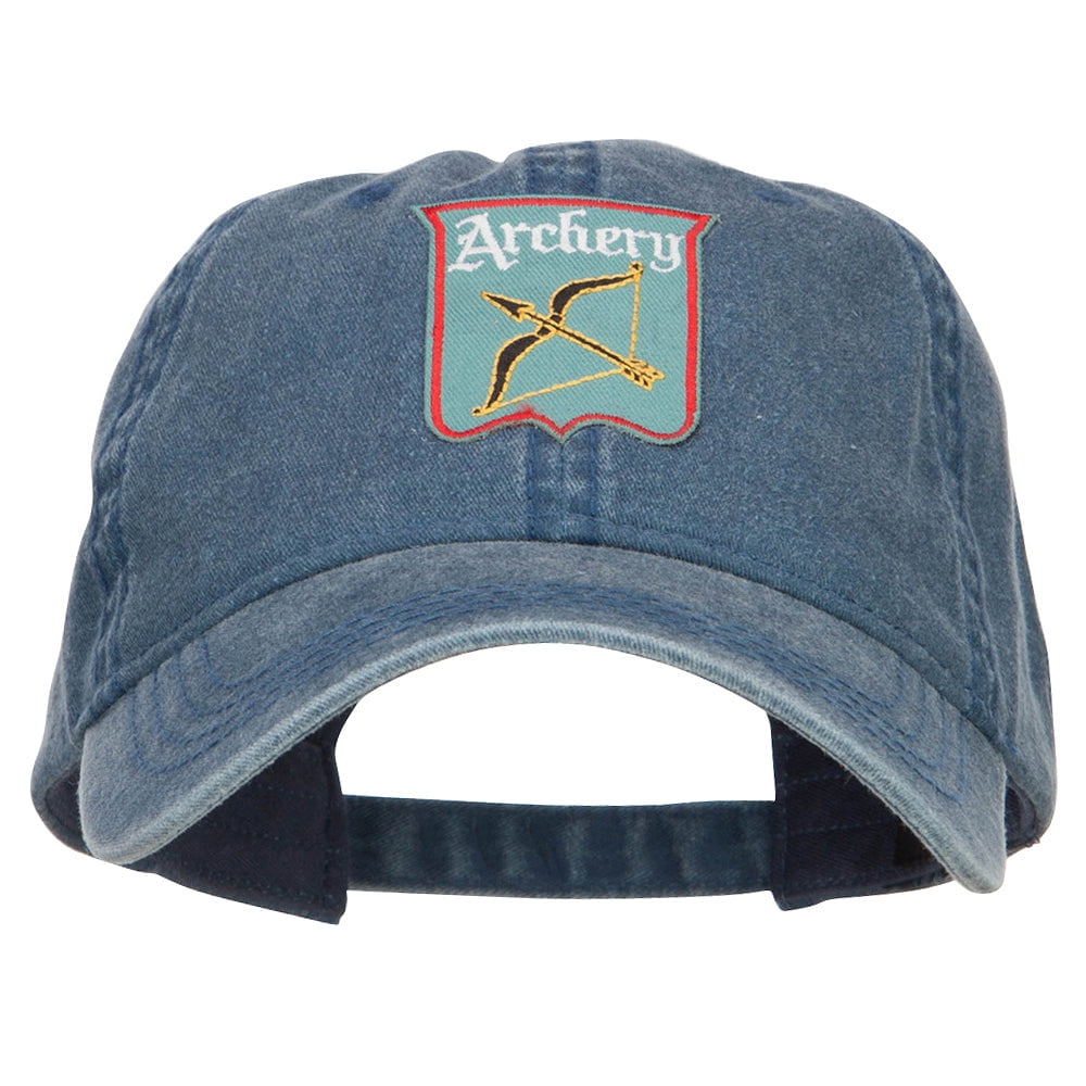 Archery Bow Arrow Patched Wash Cap - Navy OSFM - Walmart.com