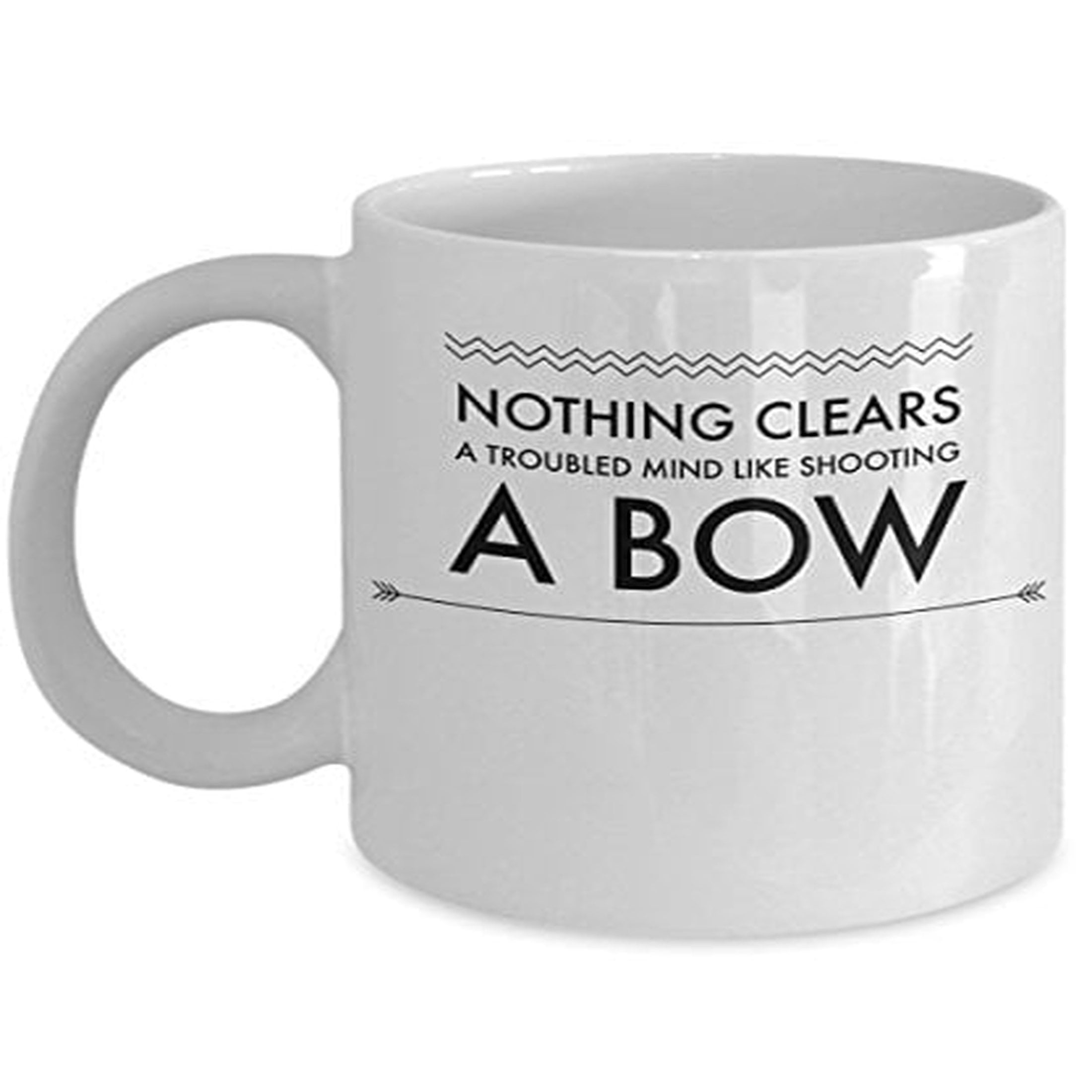 Archery 11 oz Coffee Mug - Inspiring Design White Ceramic Gift ...