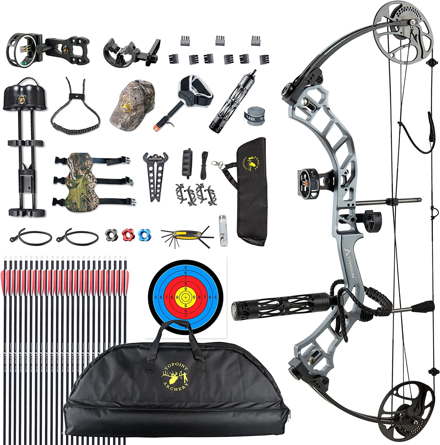 Archery Compound Bow, Hunting Bow Archery Set, Compound Bow Set for ...