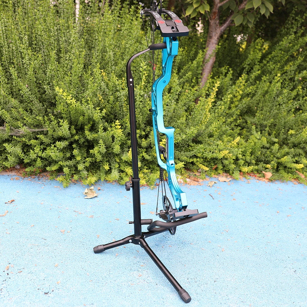 Archery Compound Bow Stand Foldable and More Stable Adjustable High ...