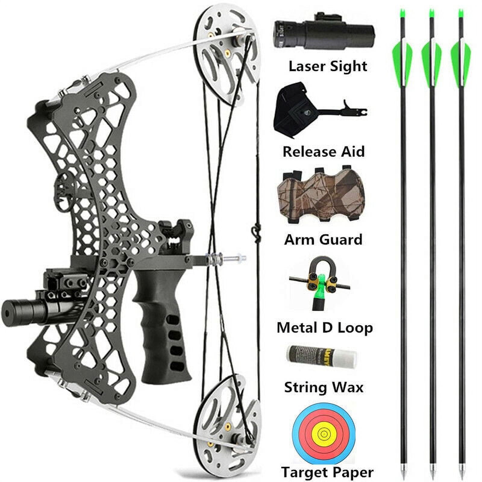 🎯Archery Compound Kit Hunting Bow 25lbs - Walmart.com
